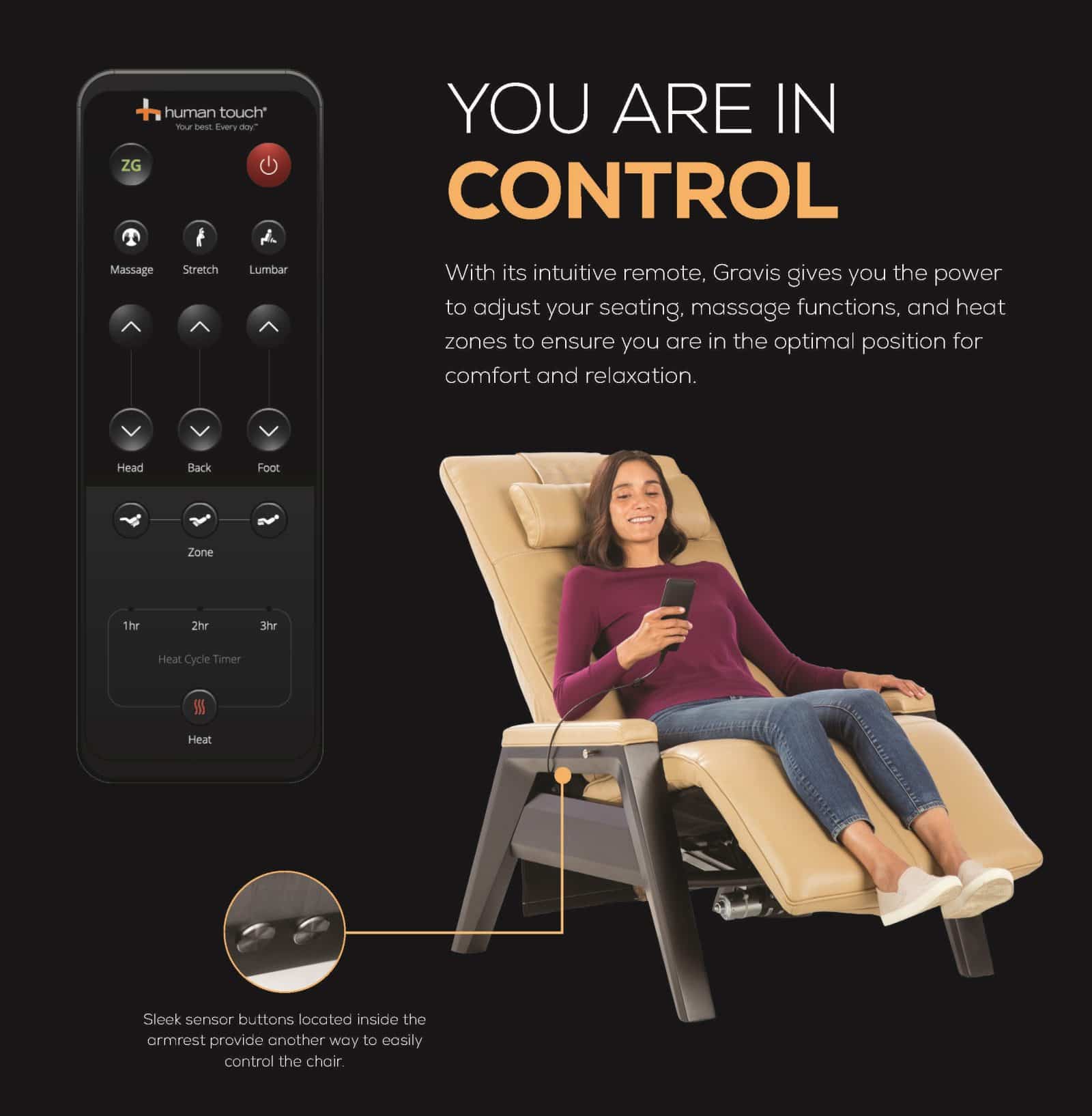 Gravis ZG Chair by Human Touch